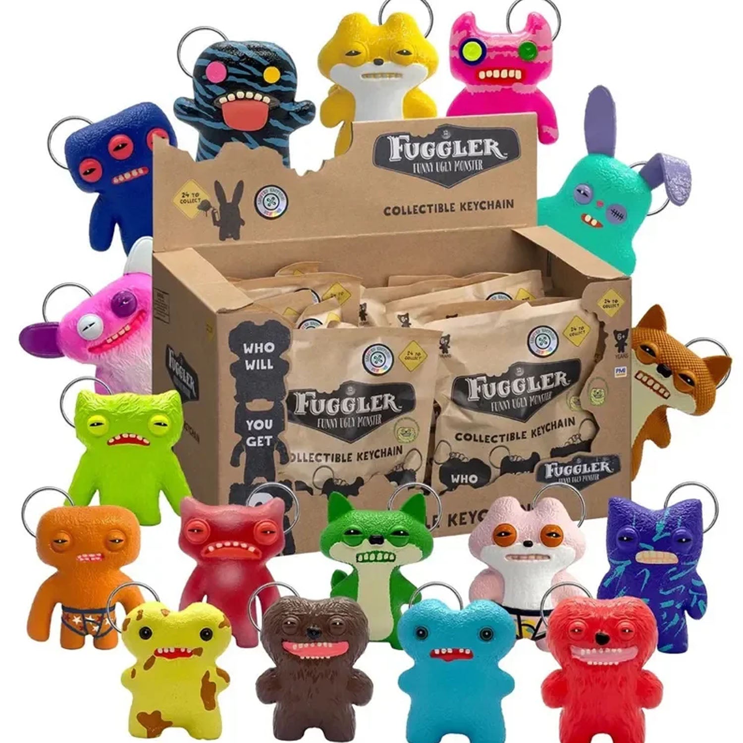FUGGLER Keychain Funny Ugly Monster Series Blind Bag